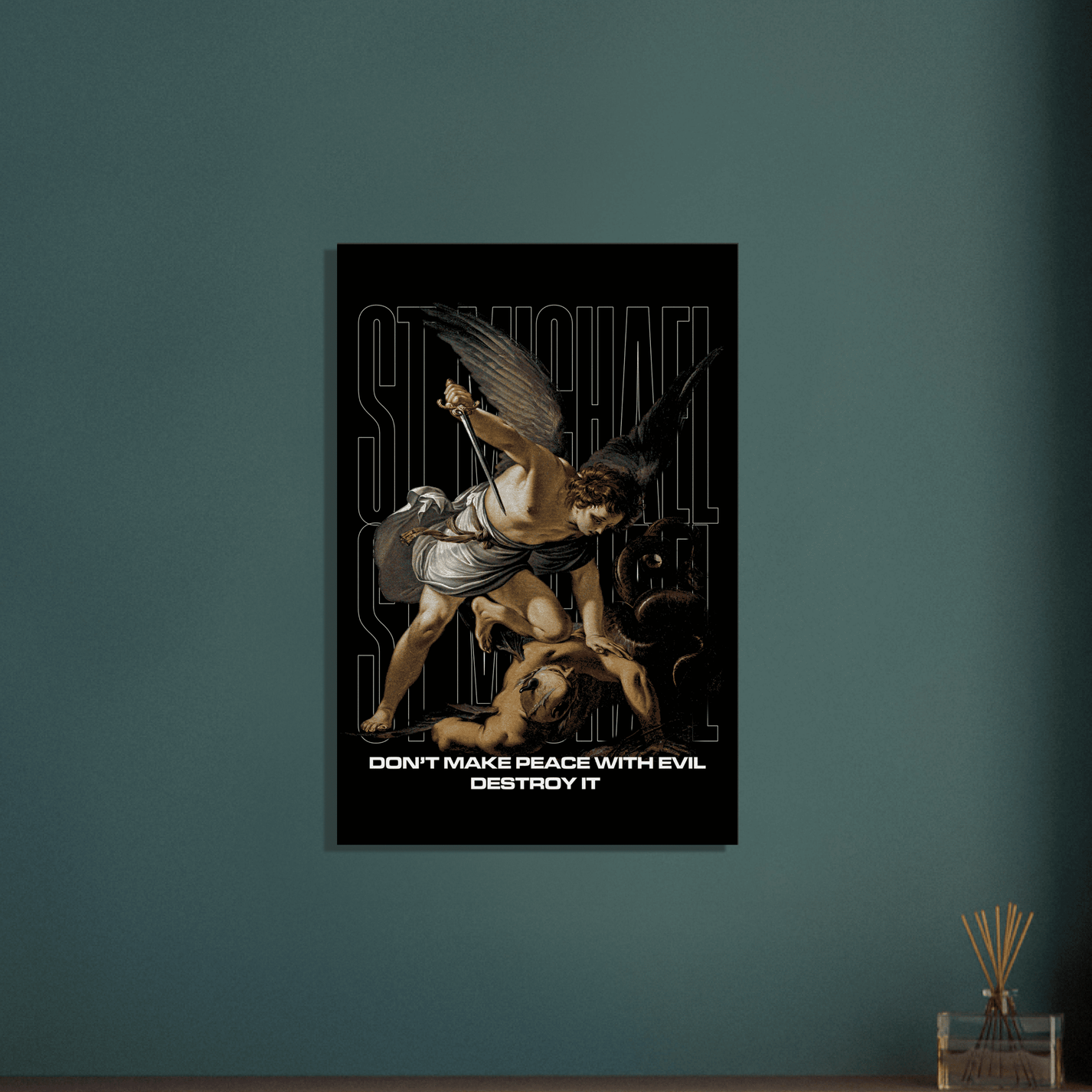 Don't Make Peace With Evil - Christian Wall Art