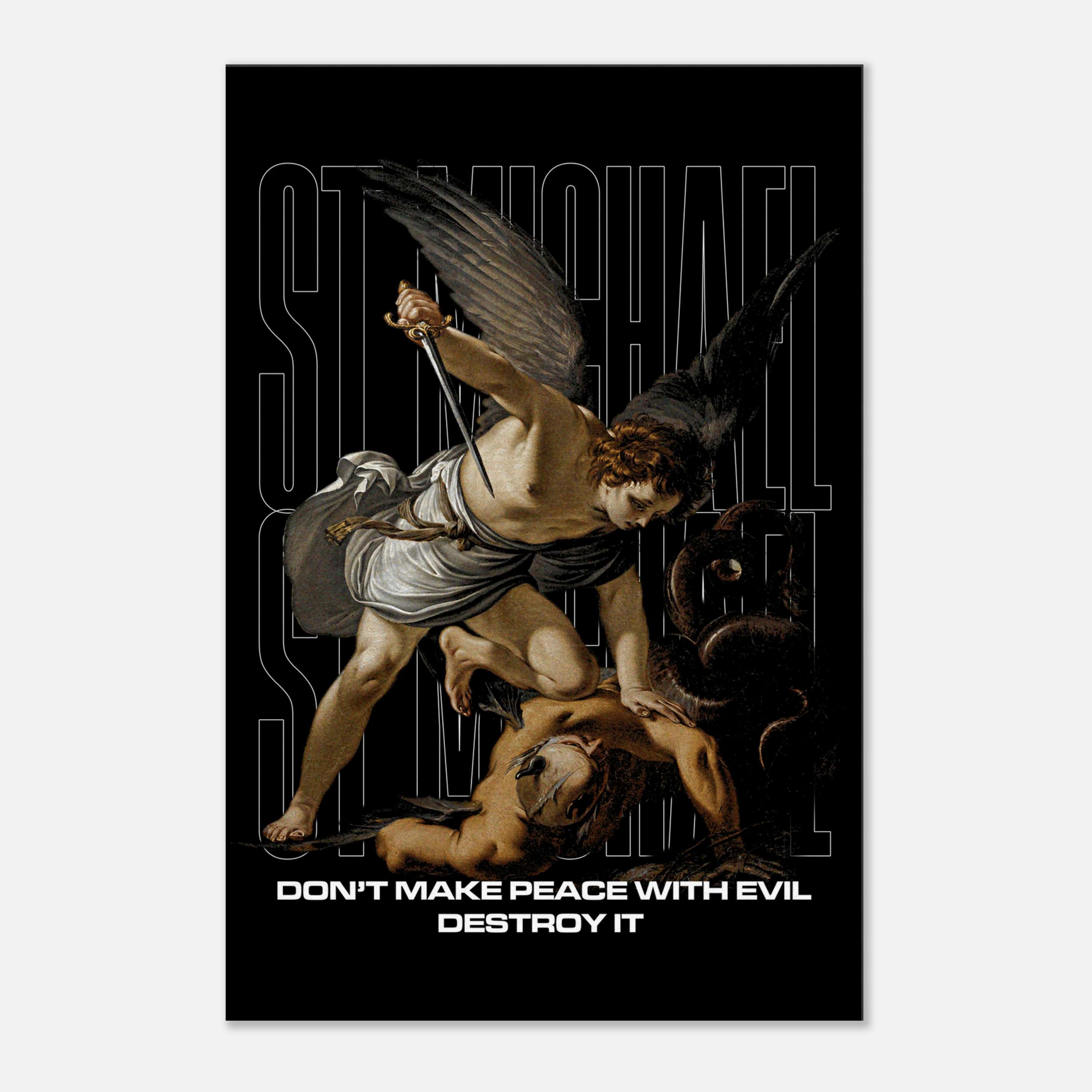 Don't Make Peace With Evil - Christian Wall Art